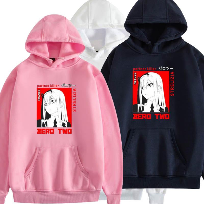 Buy Darling In The Franxx Fashion Unisex Hoodies Zero Two Anime Hoodie ...
