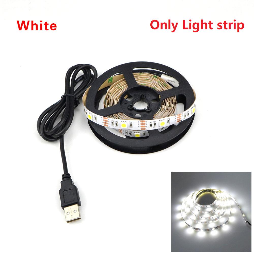 Buy 5V RGB 5050 USB LED Strip Light NOT Waterproof For TV Bias ...