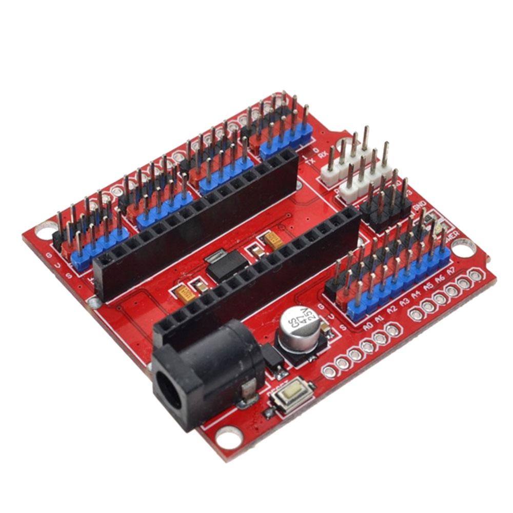 Buy Red And Black PCB Arduino NANO UNO Breakout Shield Expansion ...