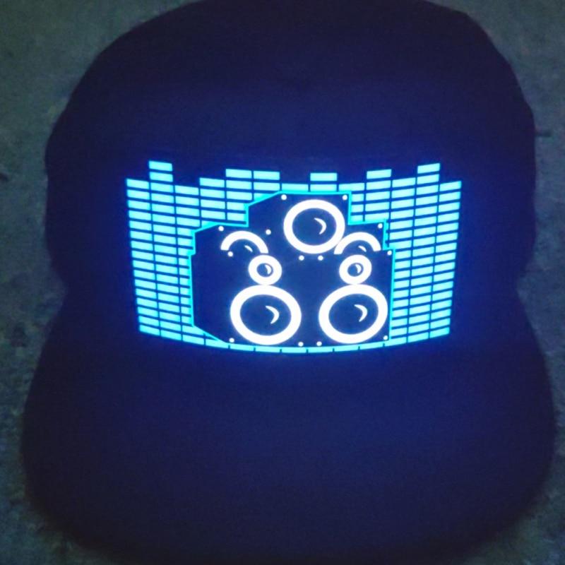 Buy Party Led Lights Sound Activated Glow In Dark Hat Light Up LED ...