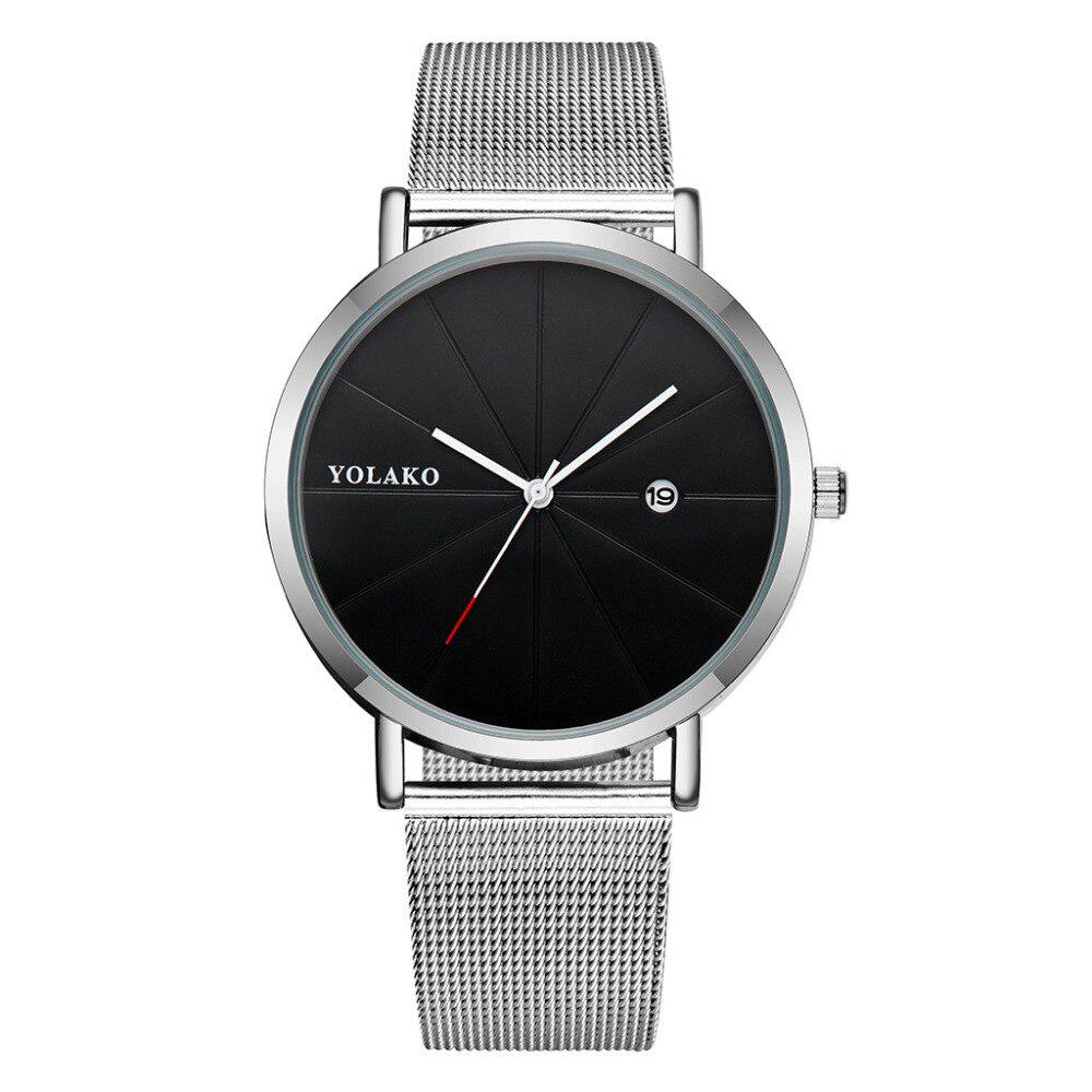 Buy YOLAKO Brand Relogio Masculino Men's Watch Complete Calendar ...