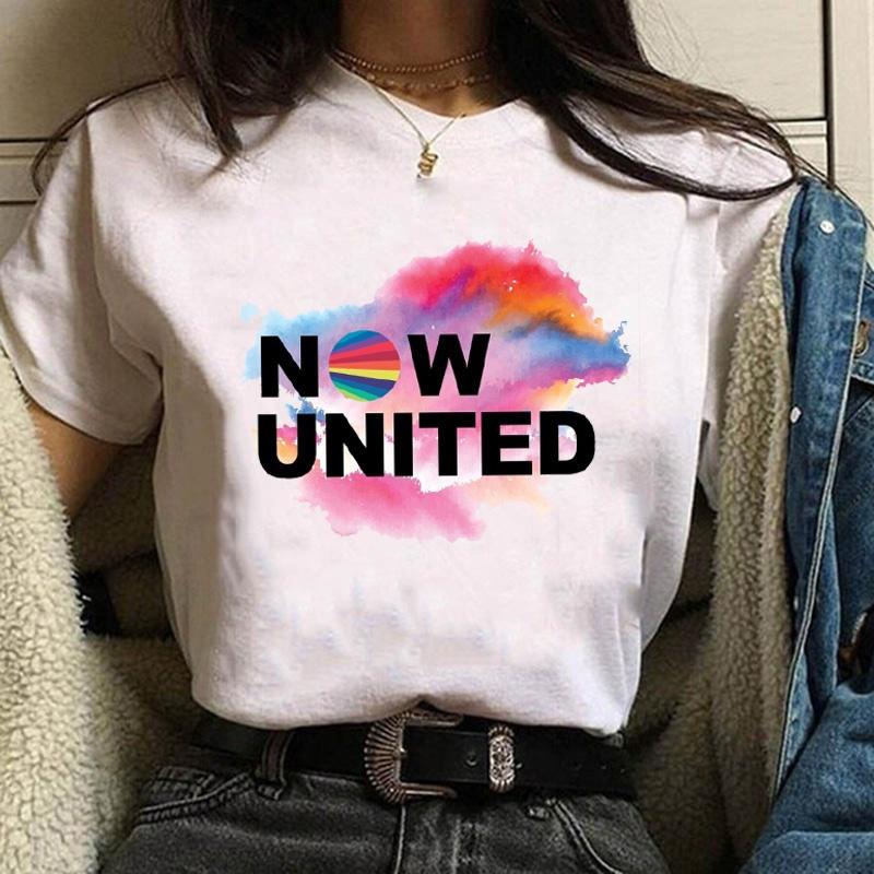 Now United T Shirt Women Tee Shirts Short Sleeves T-Shirt Tops-buy at a ...
