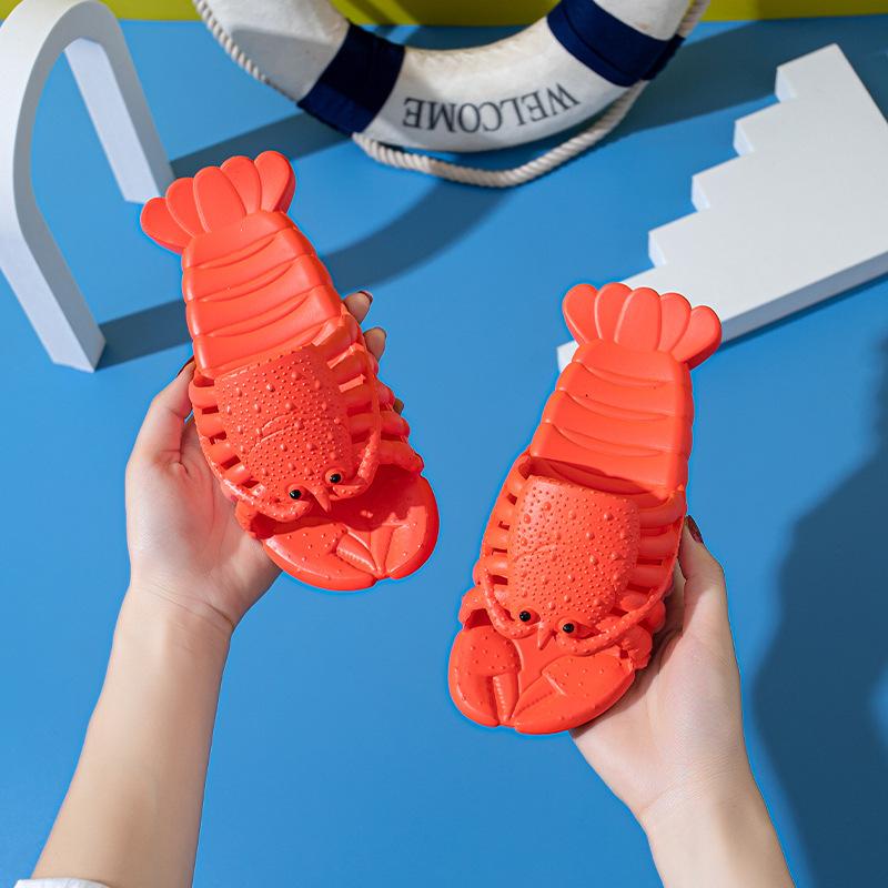 Buy Net Red Crayfish Slippers Outerwear Female Home Non-slip Soft ...