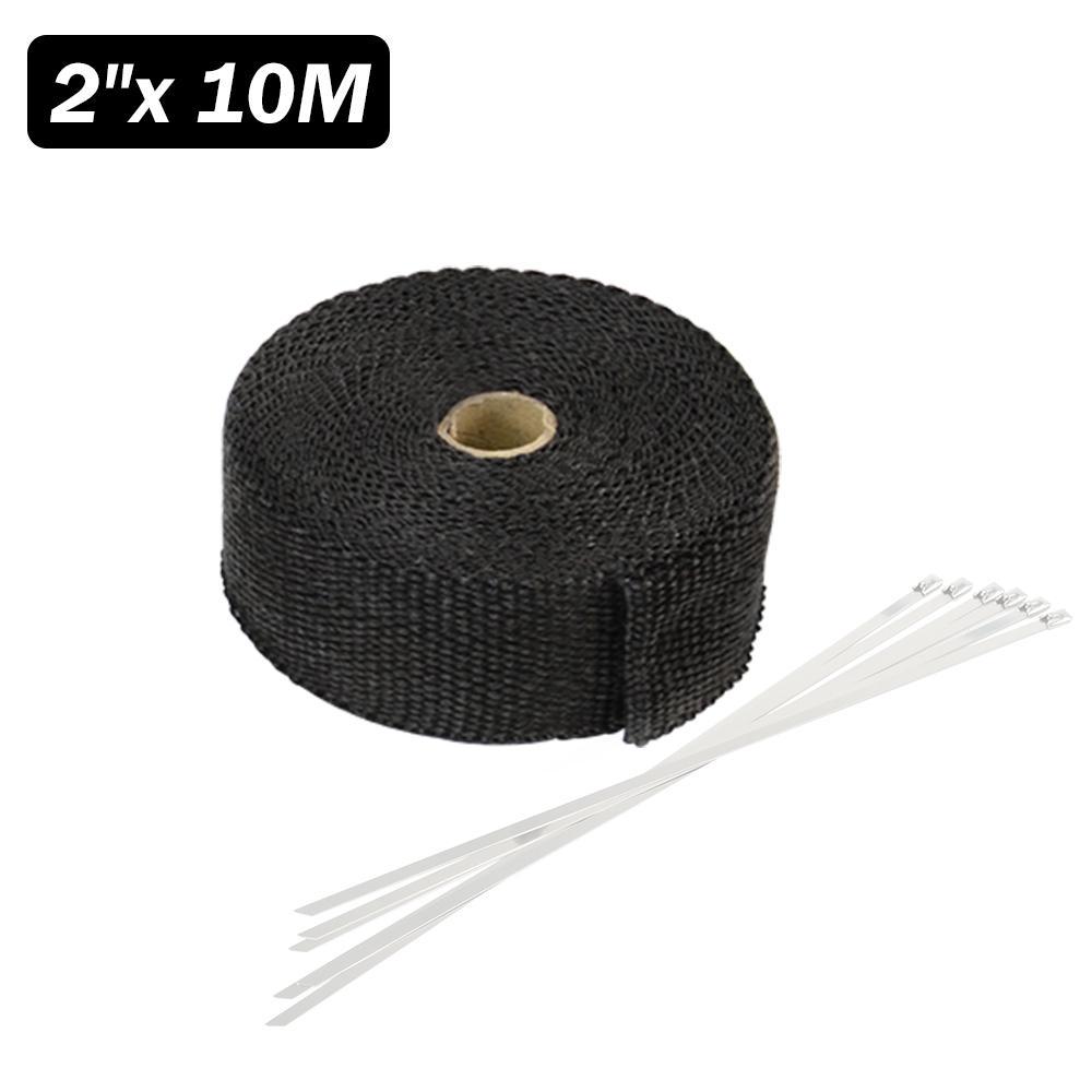 Cheap 5M/10M/15M 5CM Width Heat Exhaust Thermo Wrap Shield Protective ...