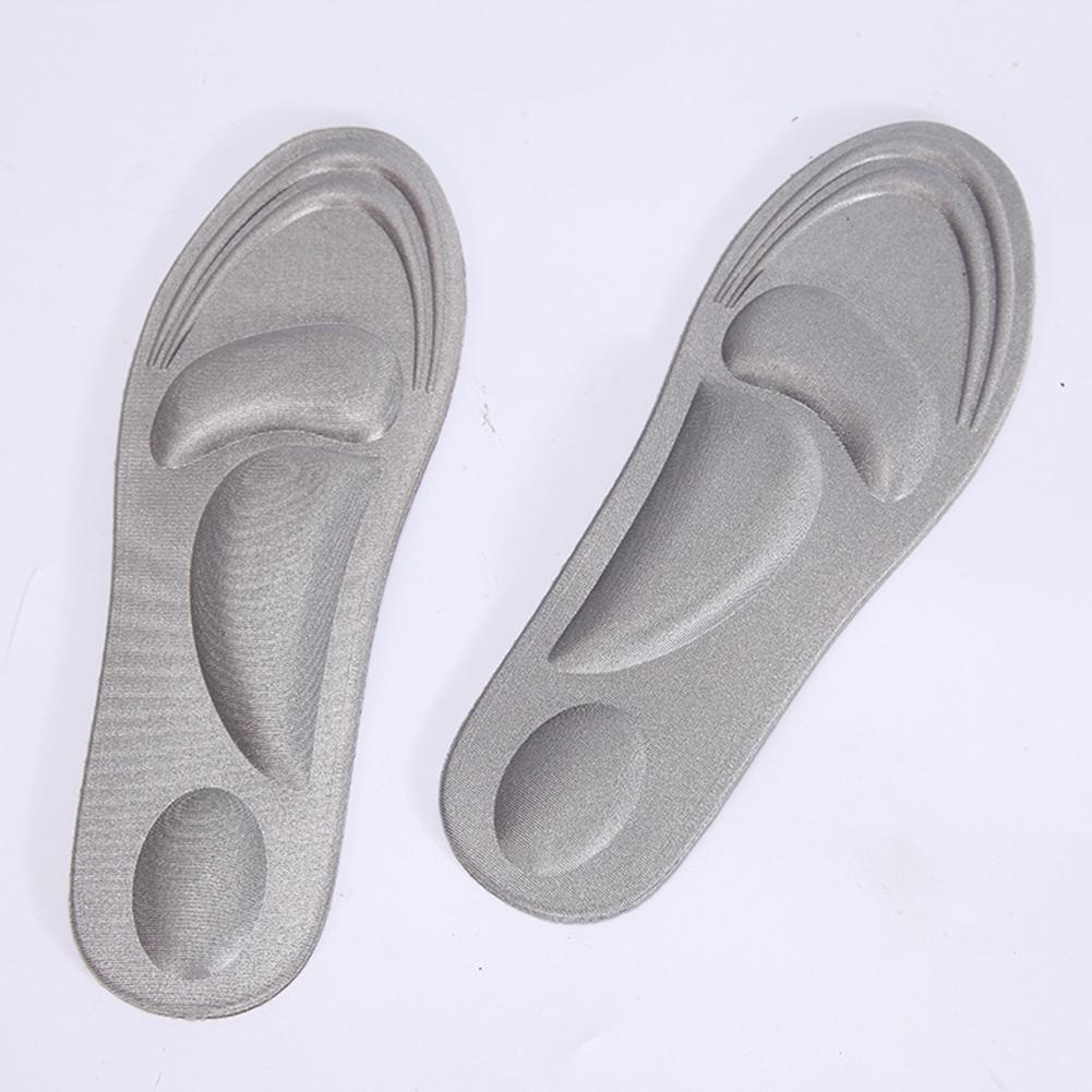 Buy Soft Arch Support Insoles Flat Feet Care Pads Flock Memory Foam ...