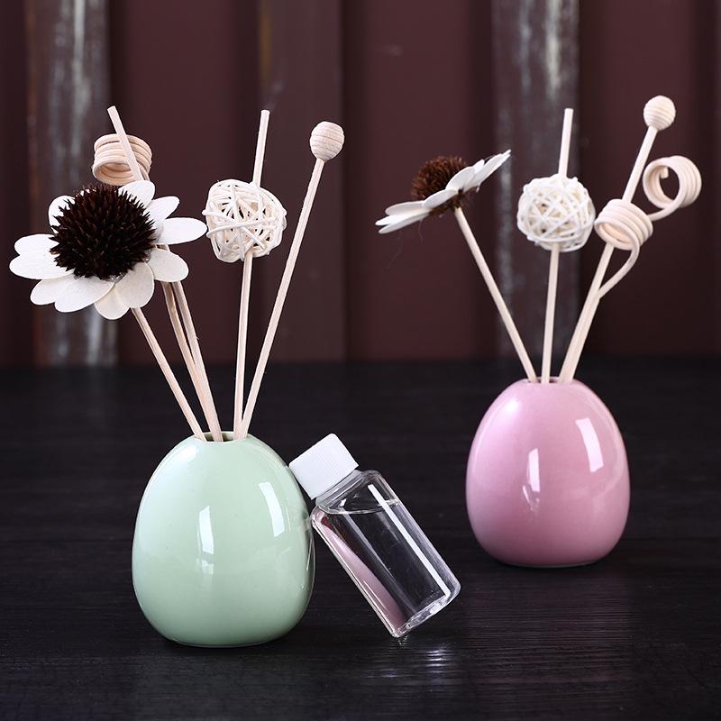 Buy Household Ceramic Bottle Rattan Dried Flower Volatile Aromatherapy ...