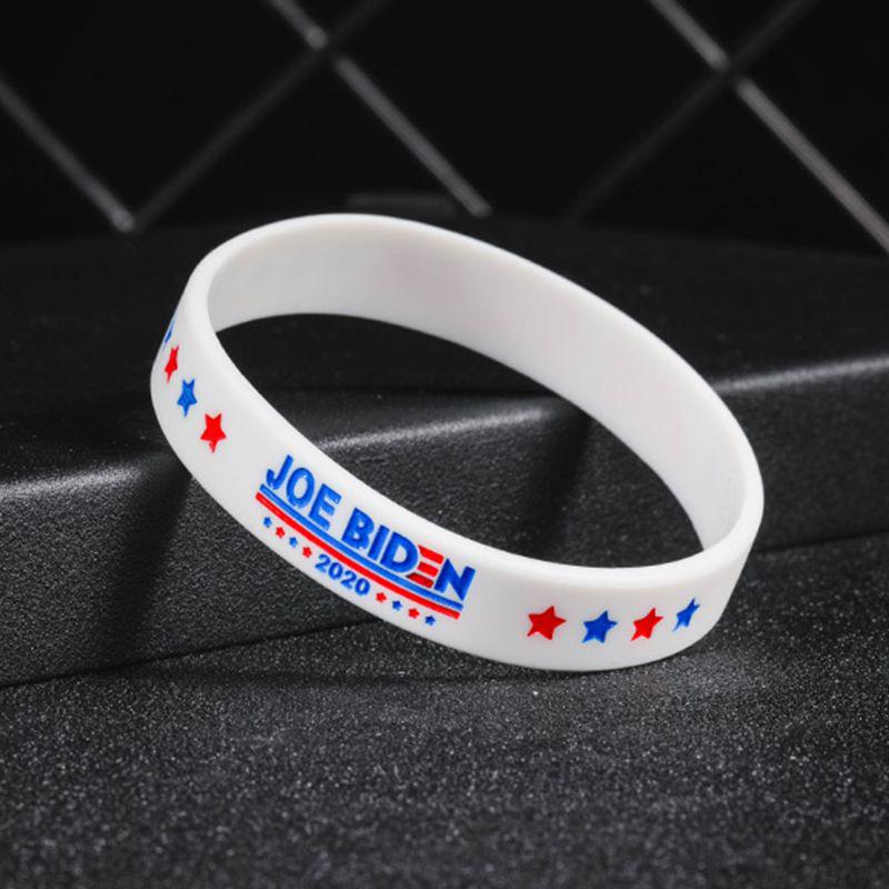 Buy 2Pcs/Set Personality 2020 President Election Silicone Bracelet Star ...