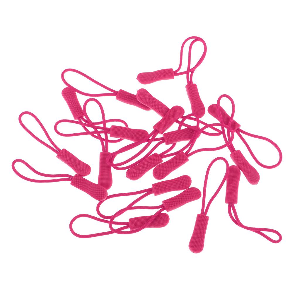 Buy 20 Pieces Zipper Puller with Webbing Cord for Sportswear Backpack ...