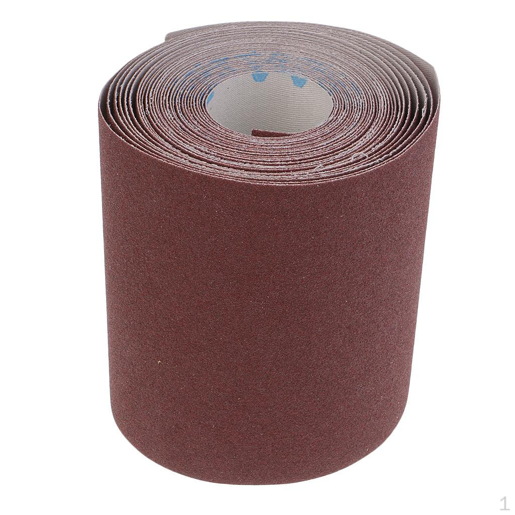 Buy 120 Grit 110mm Aluminum Oxide Coated Abrasive Emery Cloth Sandpaper ...