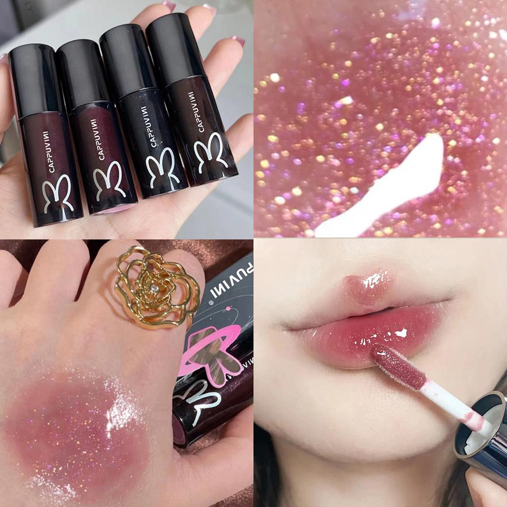 Kaufe Fine Glitter Glass Lip Gloss Mirror Diamond Shimmer Liquid ...