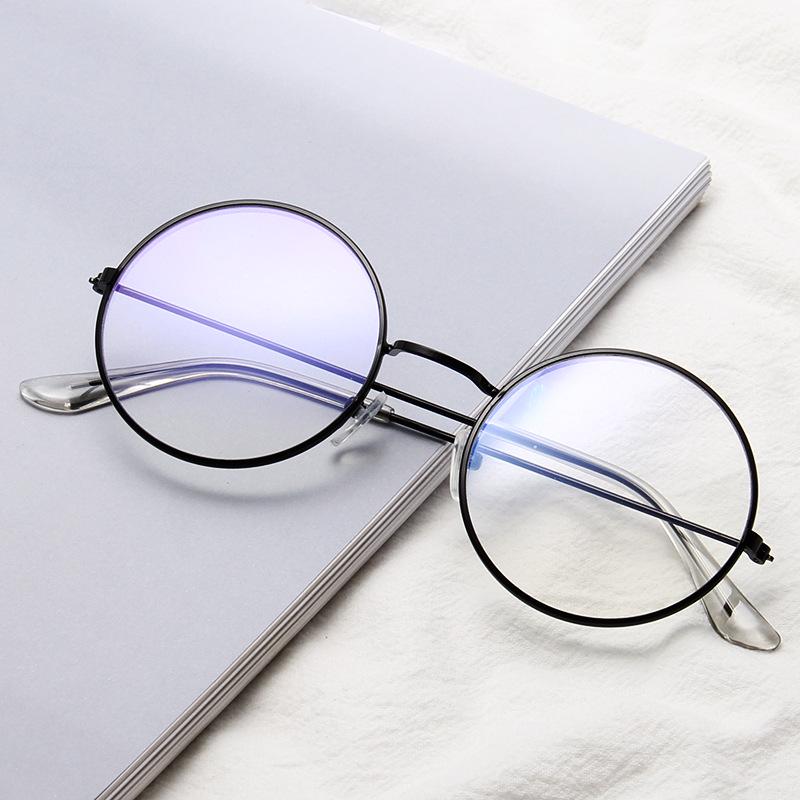 Buy Unisex Sunglasses Vintage Retro Round Circle Metal Frame Eyeglasses ...
