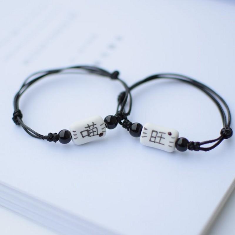 Buy Meow Star Bracelet Handmade Retro Ceramic Bracelet at affordable ...