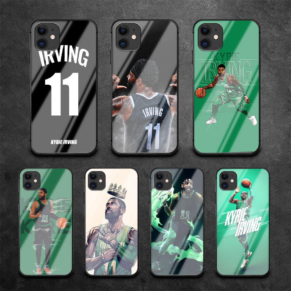 Cheap Kyrie Irving Basketball Tempered Glass Phone Case Cover For ...