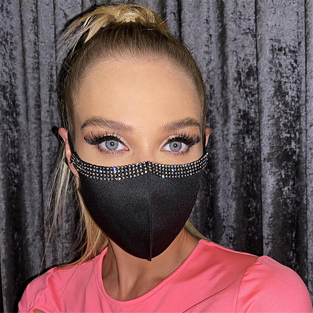 Buy Adult Unisex Outdoor Windproof Foggy Flash Sequins Nightclub Mask ...