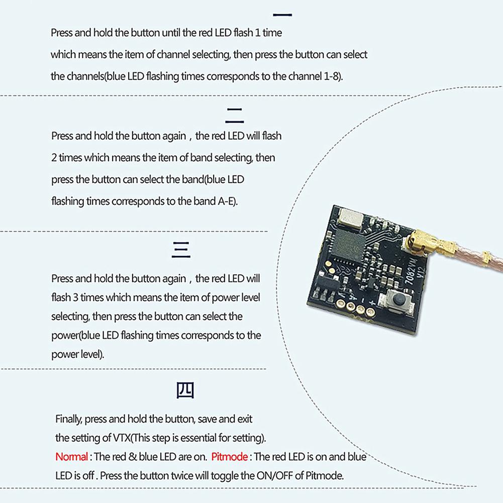 Buy 5.8G FPV Receiver UVC Video Downlink Picture Transmitter for FPV ...