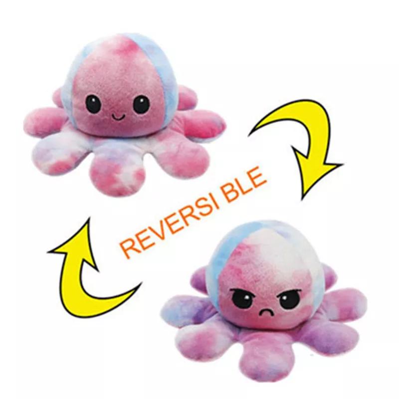 Buy Cute Octopus Reversible Plush Double-Sided Flip Octopus Soft Toys ...