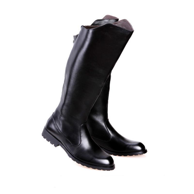 Male Long Tube Martin Boots Motorcycle Boots High Boots Leather Boots ...