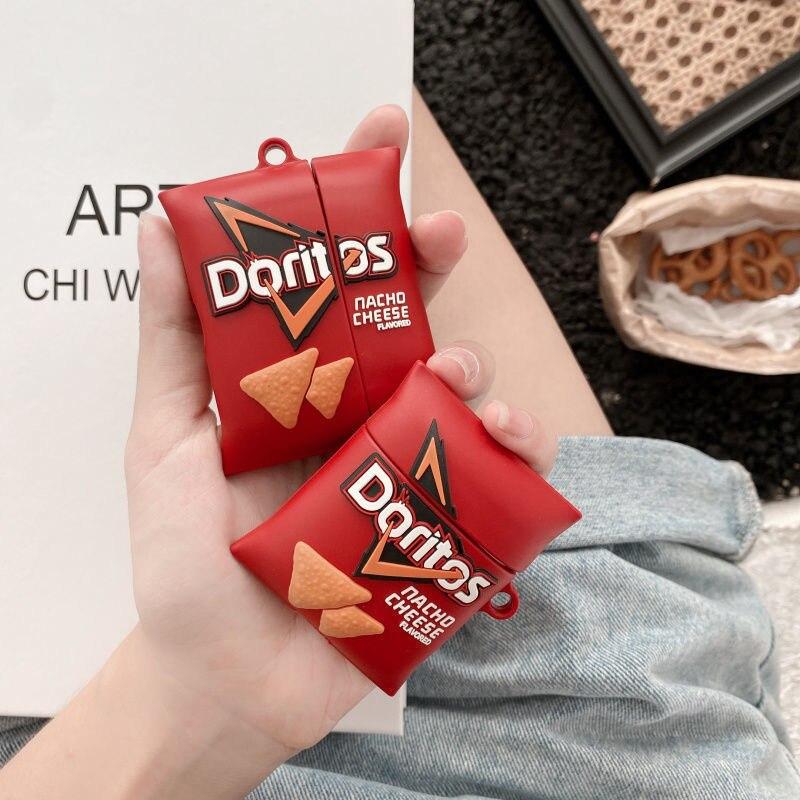 Buy 3D Doritos Silicone Soft Wireless Bluetooth Earphone Charging Box ...