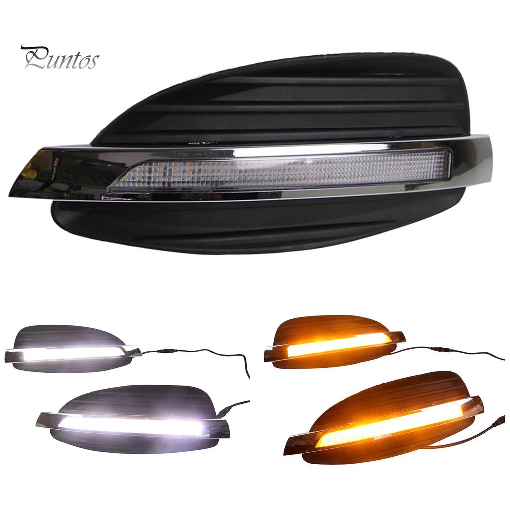 Buy For Mercedes Benz W211 2016-2019 2Pcs LED Two-way Function Daytime ...