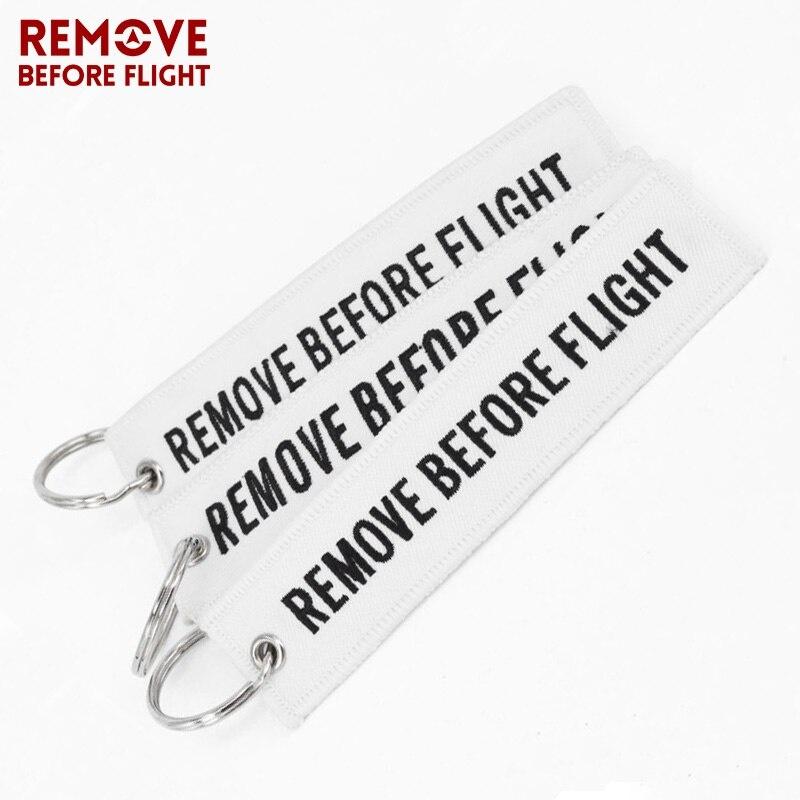 Remove Before Flight Key Chain OEM Key Jewelry Aviation Gift Tag White ...