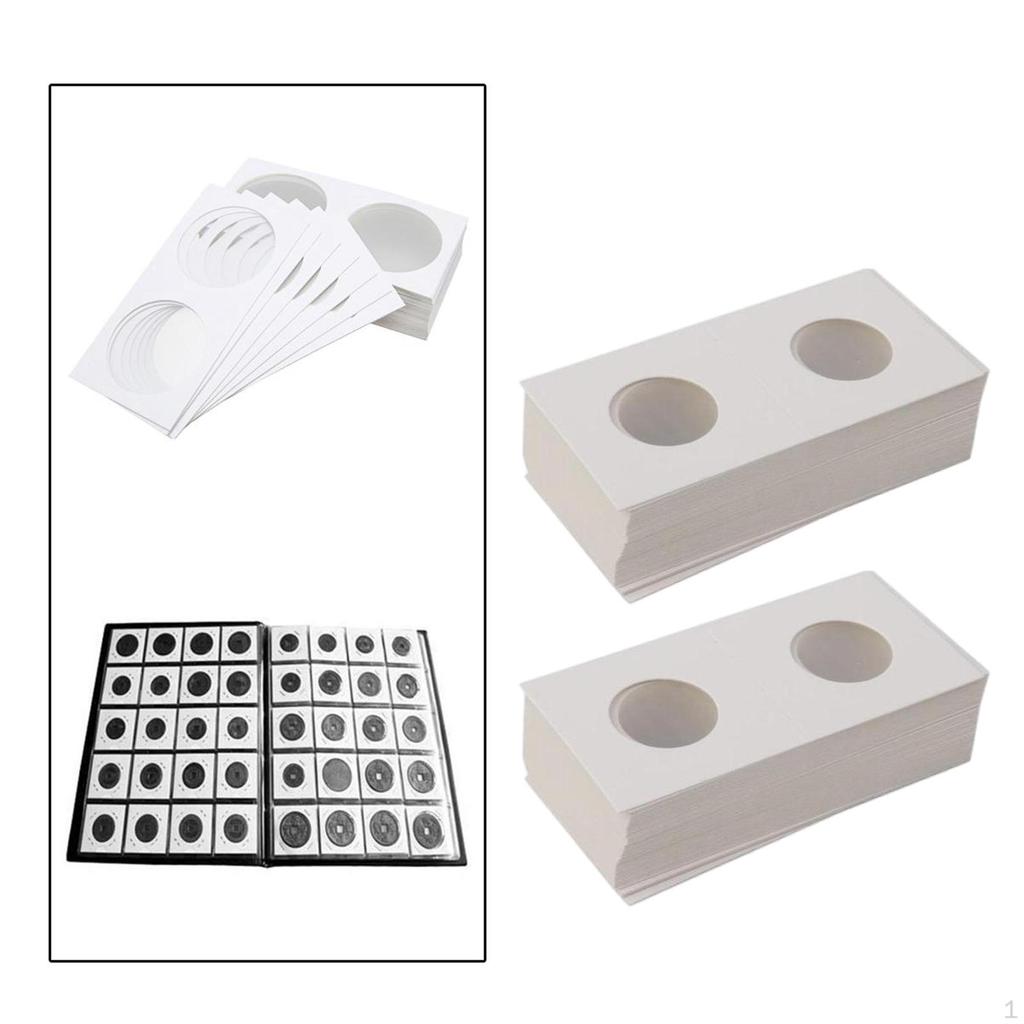 Thick Cardboard Coin Holder 2x2 Storage Protector Assorment Collection ...