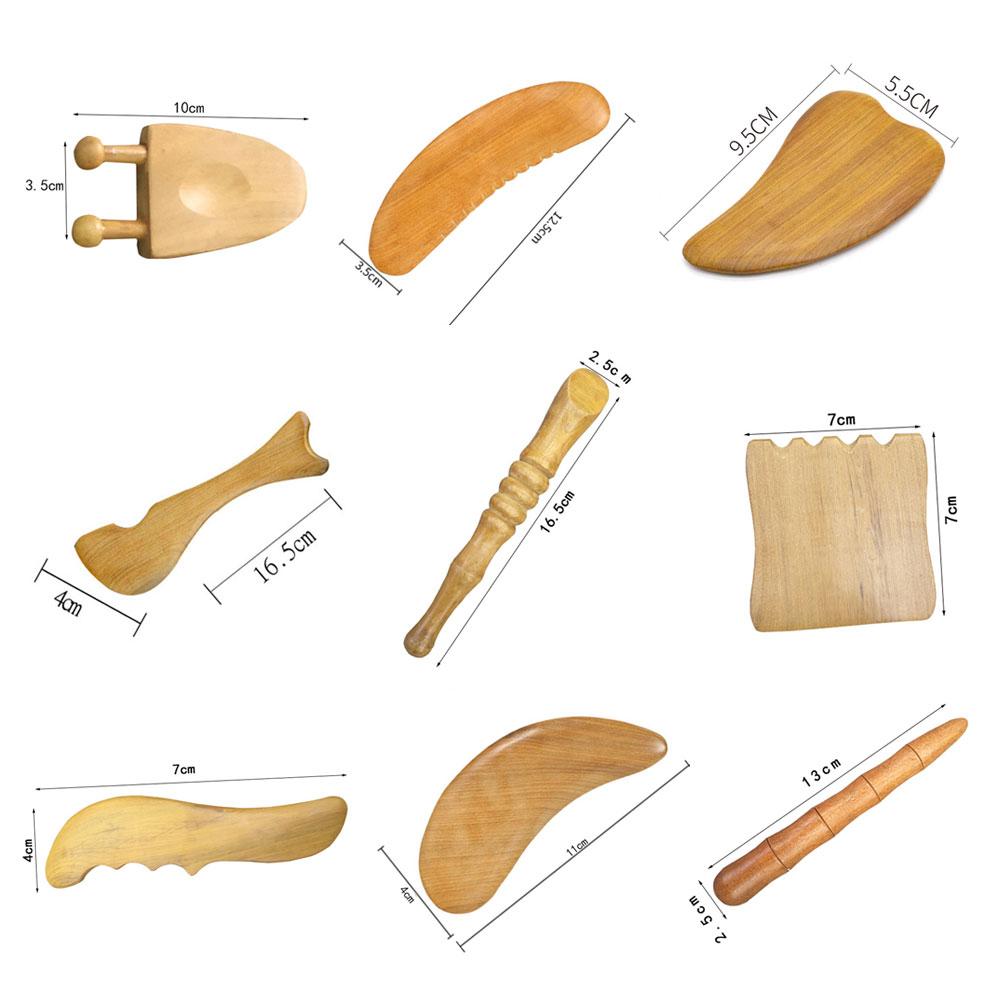 Buy Fragrant Wood Guasha Board Body Massage Tool Foot Reflexology ...