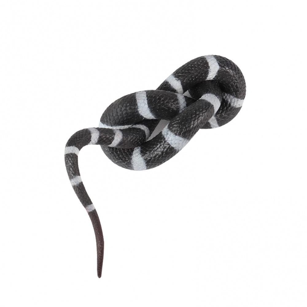 Cheap Lifelike Rubber Snakes Soft Silver Krait Snakes Safari Garden ...