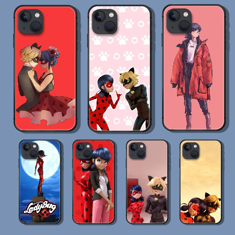 Buy Ladybugs Cartoon Girl Phone Case For Iphone Samsung Galaxy Xiaomi ...