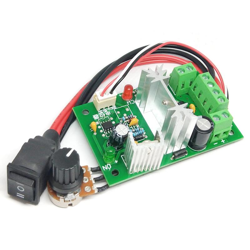 Buy 6V 12V 24V 10A Pwm Dc Motor Speed Controller Reversible Cw Ccw Regulator Switch at ...
