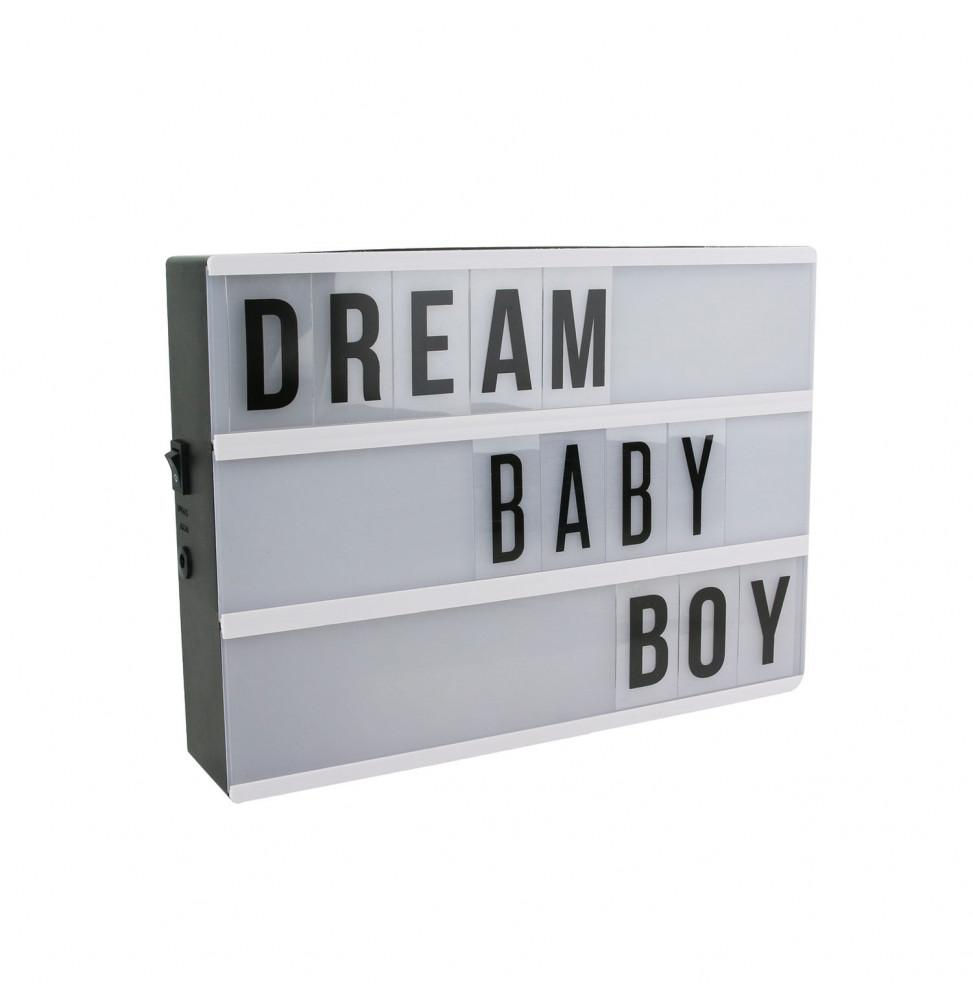 Buy A4 Customizable Message Light Box - 85 Characters - Random Color at ...