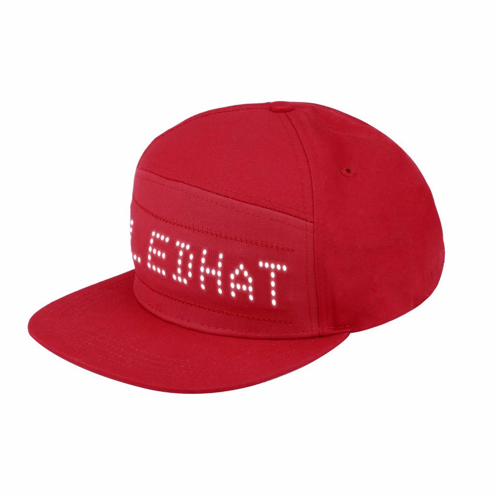 Buy Fashion Cap LED Cool Hat with Screen Light Waterproof Smartphone ...