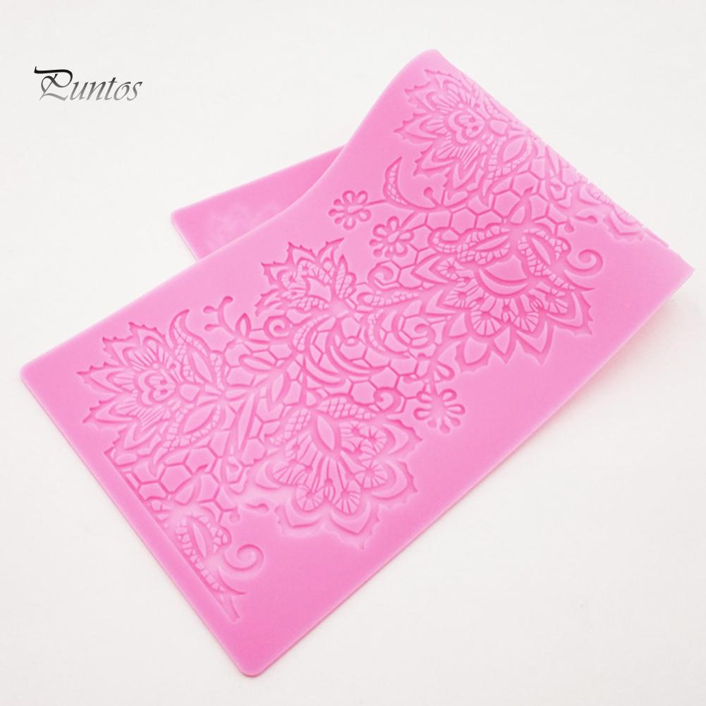 Buy Floral Cake Sugarcraft Fondant Embosser Cookie Icing Decor Mold DIY ...