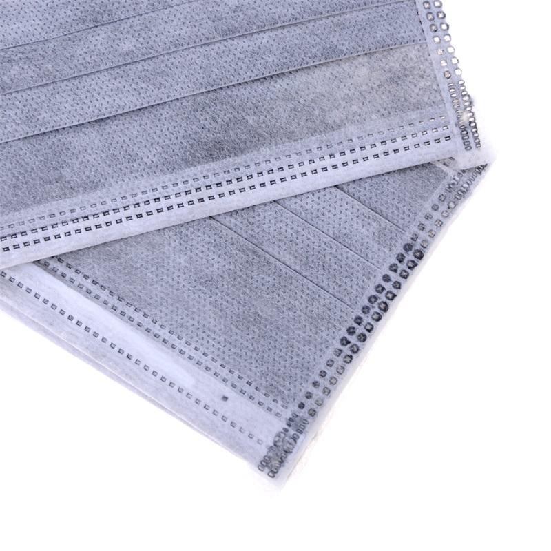 Buy 50 Disposable Activated Carbon Face Mouth Mask PM 2.5 Dust Filter ...