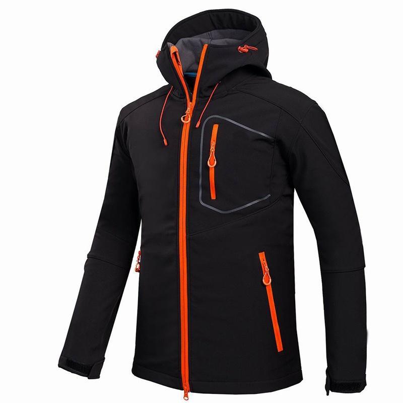 Softshell Jacket Men's Windproof Waterproof Hiking Jackets Outdoor ...