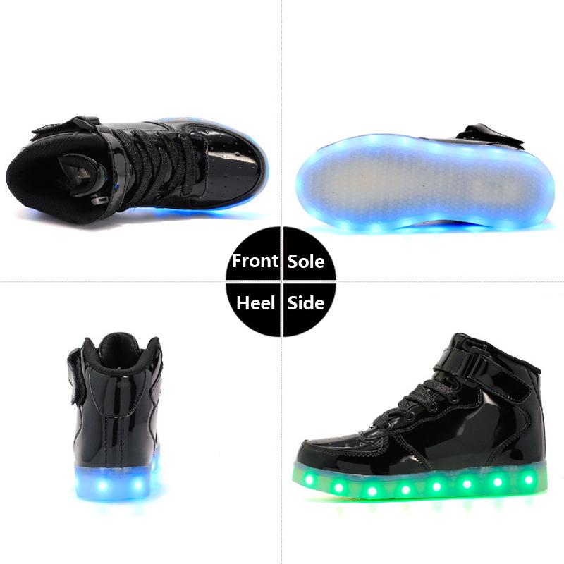 Buy Children and Adults Luminous Shoes LED Flash Light Luminous Shoes ...
