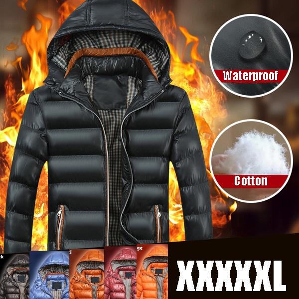 Buy 7XL Winter Jacket Men Warm Waterproof Down Casual Parka Padded ...