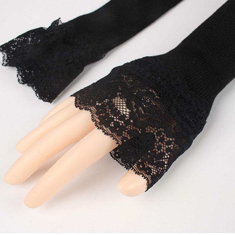 Buy Gloves Fake Cuffs Arm Covers Cotton Cuffs Soft Uesful Lace Arm ...