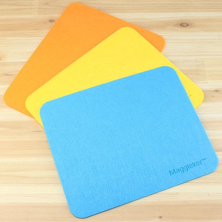 Buy Fashion Color Felt Mouse Pads Cute Environmentally Friendly Non ...