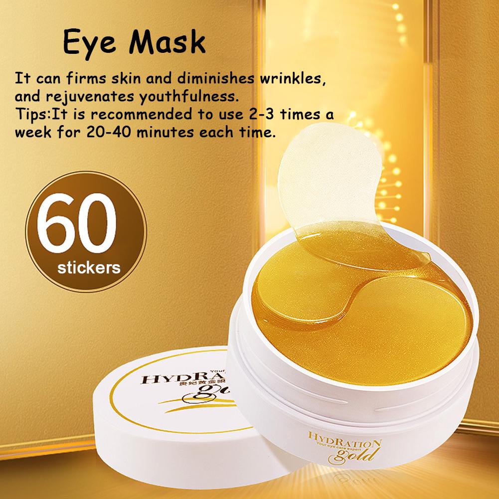 Buy Golden Eye Mask Care Go Bag Dark Circle Anti Wrinkle Crystal at ...