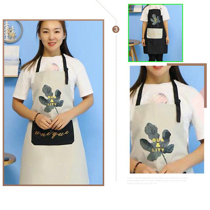 Apron Coffee Shop Cleaning Aprons Waterproof Home Cooking Baking 1 Pcs ...