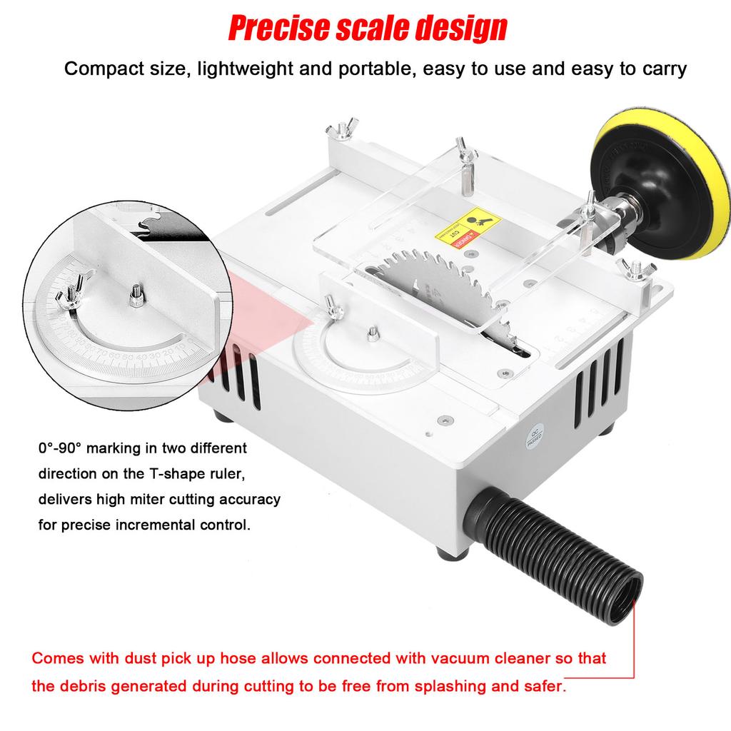 T1 Mini Multifunctional Table-Saw Electric Desktop Saws Small Household ...