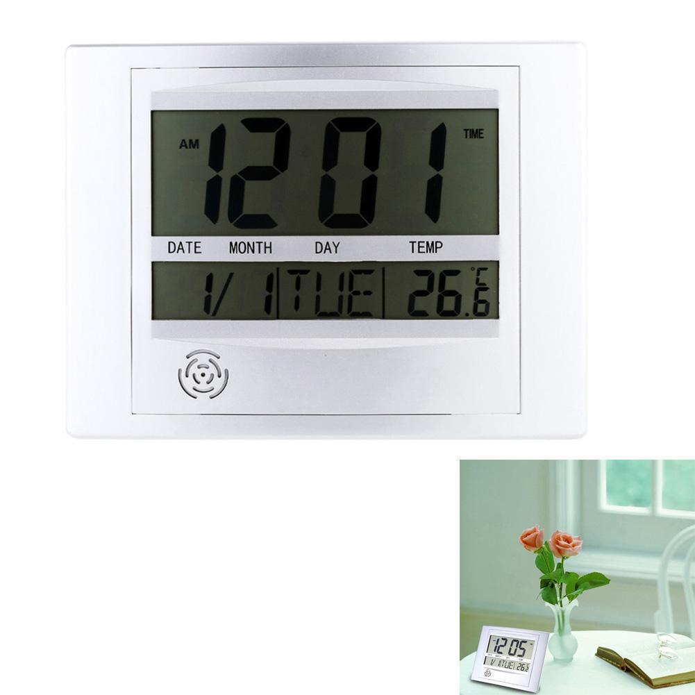 Buy Decor Wall Clock Self Setting Digital Home Office With Indoor ...