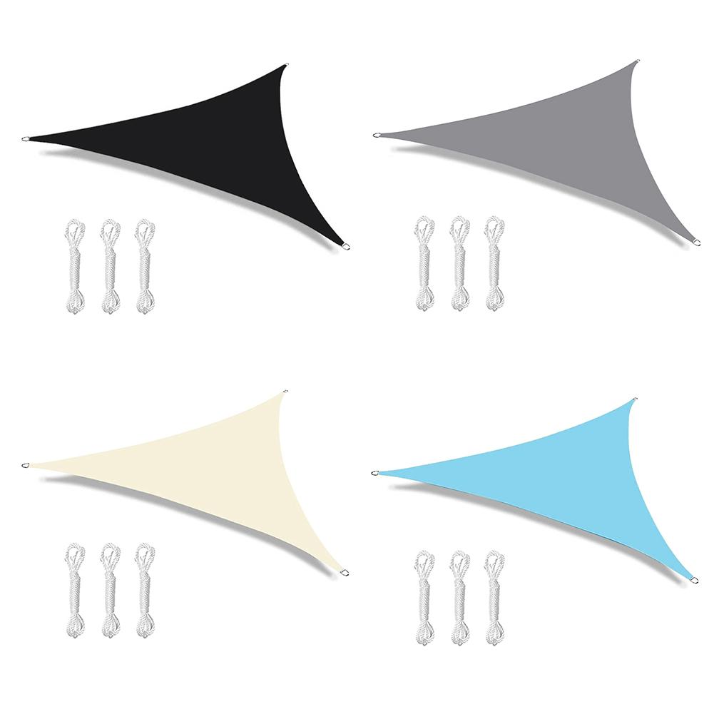 Buy 3x3x3m Waterproof Shade Sun Canopy Cover Triangle Garden Awnings ...
