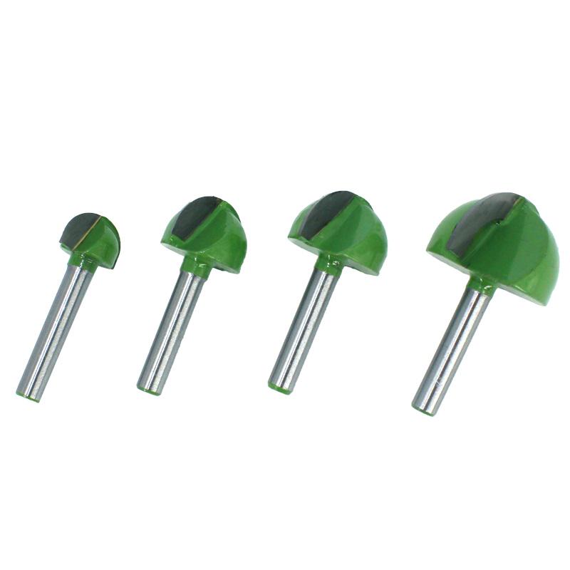 Buy Metal Router Bits 6.35mm(1/4") Shank Cutter Round Nose Cove Core ...