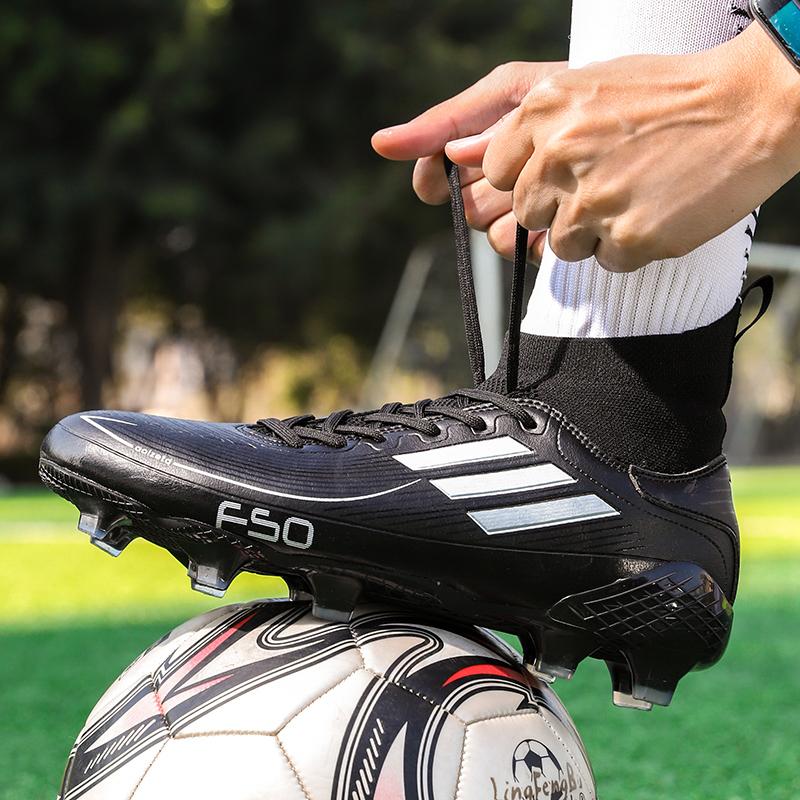 Buy New Fashion Unisex Soccer Shoes Football Cleats Soccer Ankle Boots ...