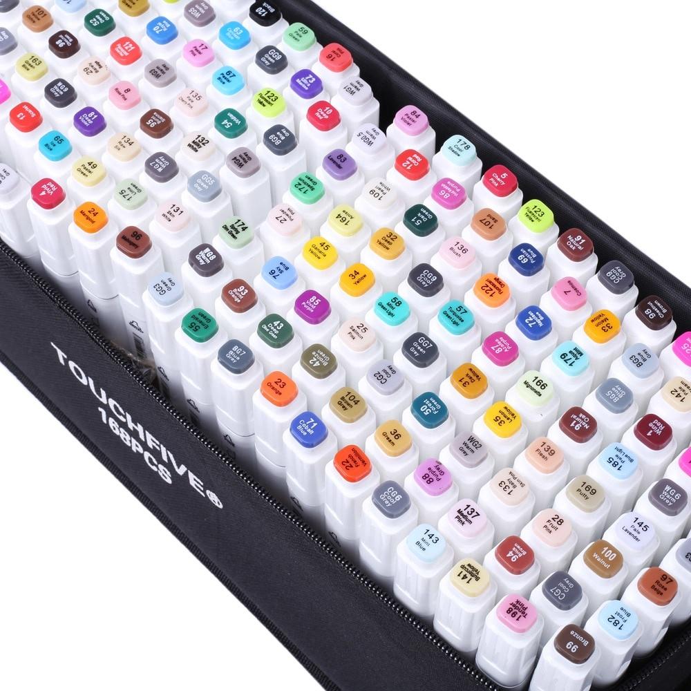 Buy 30/40/60/80 Colors Marker Pen Dual Head Copic Markers Sketch Brush ...