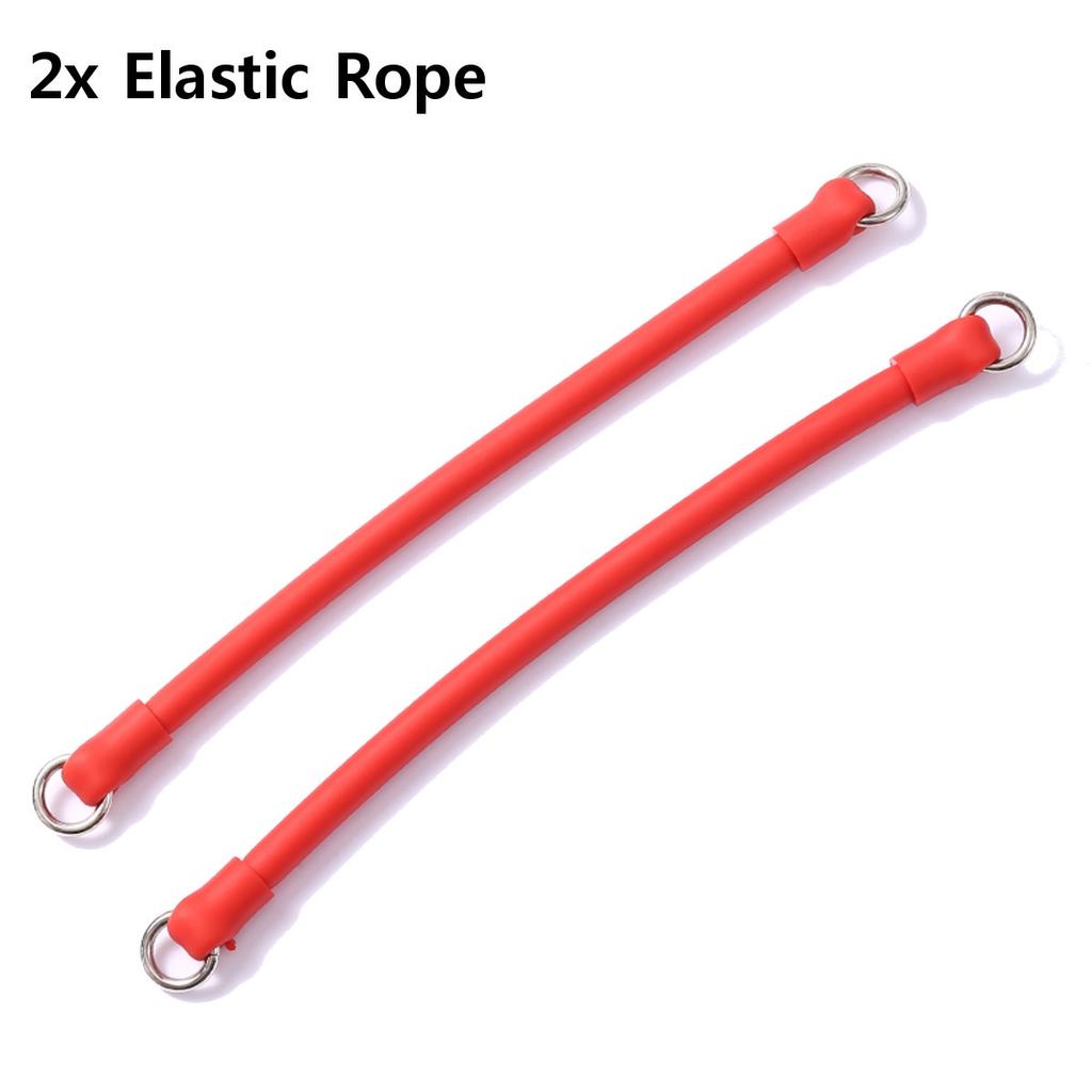 2 Type 100cm Elastic Resistance Bands Yoga Pull Rope Fitness Workout ...