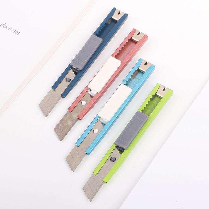 Stainless Steel Mini Utility Knife Cutter Razor Blade Tool Sharp Snap ...