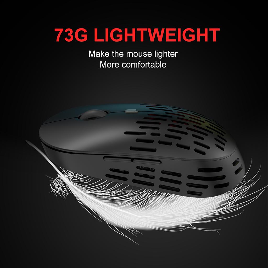 Buy Wireless Gaming Mouse, 6 Button Optical Frosted Surface Pro ...
