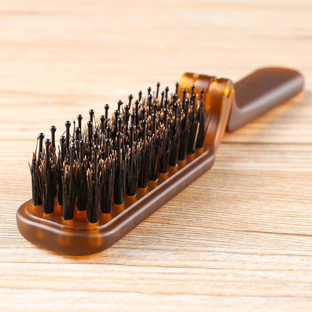 Compact Massage Comb Pocket Size Bristle Comb Hair Styling Tool ...